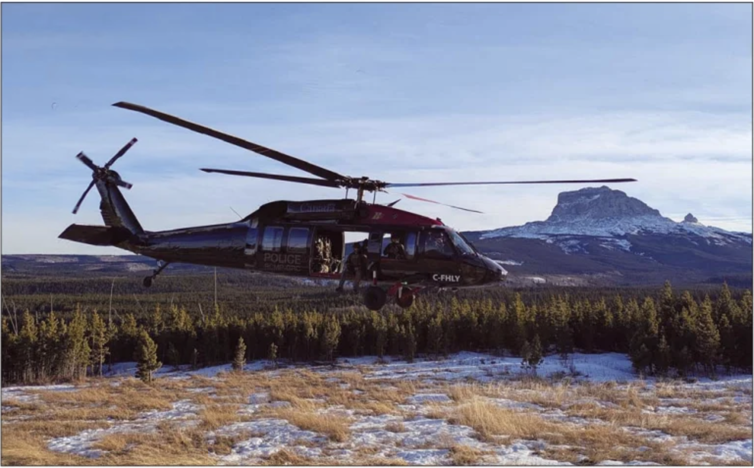 RCMP takes flight at the border in new helicopter - Medicine Hat ...