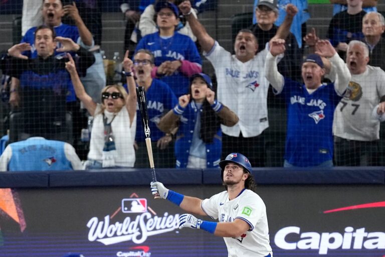Blue Jays' Addison Barger hits first pinch-hit grand slam in World ...