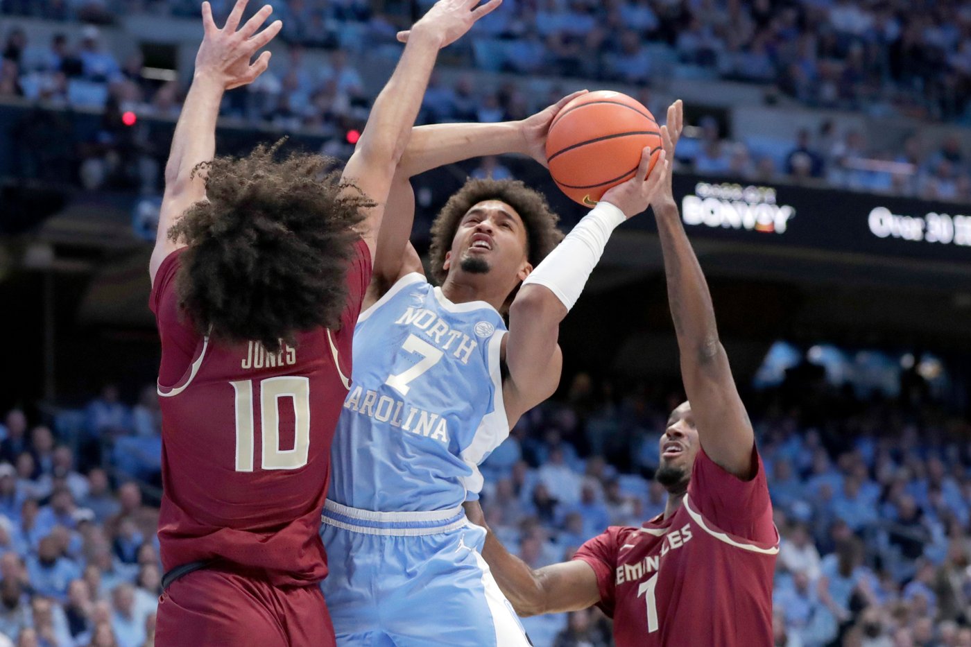 Wilson's double-double helps No. 12 North Carolina beat Florida State ...