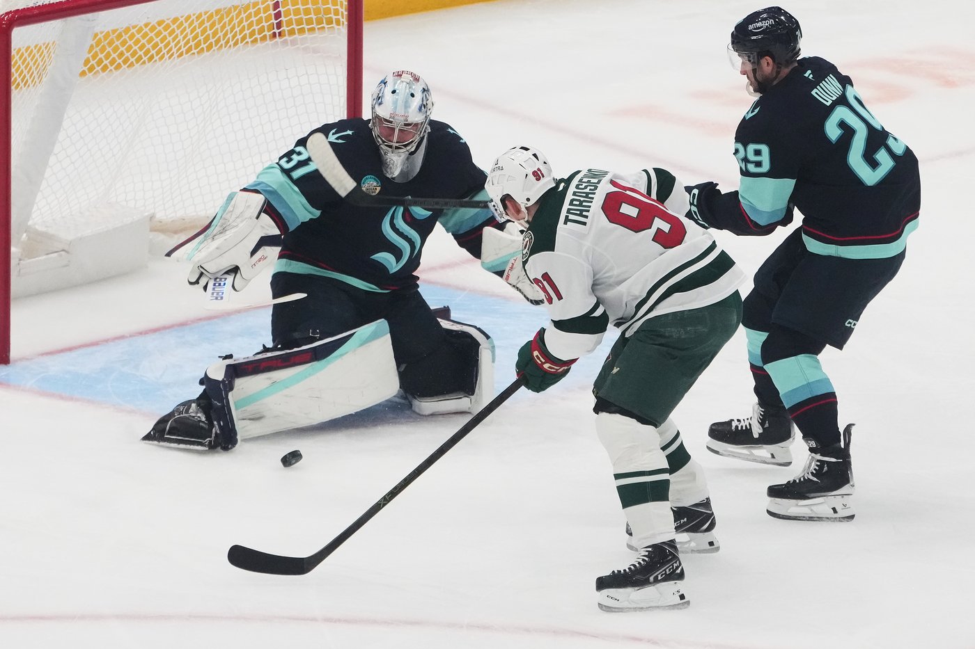 Zuccarello scores in overtime, Wild beat Kraken 3-2 to complete 2-week ...
