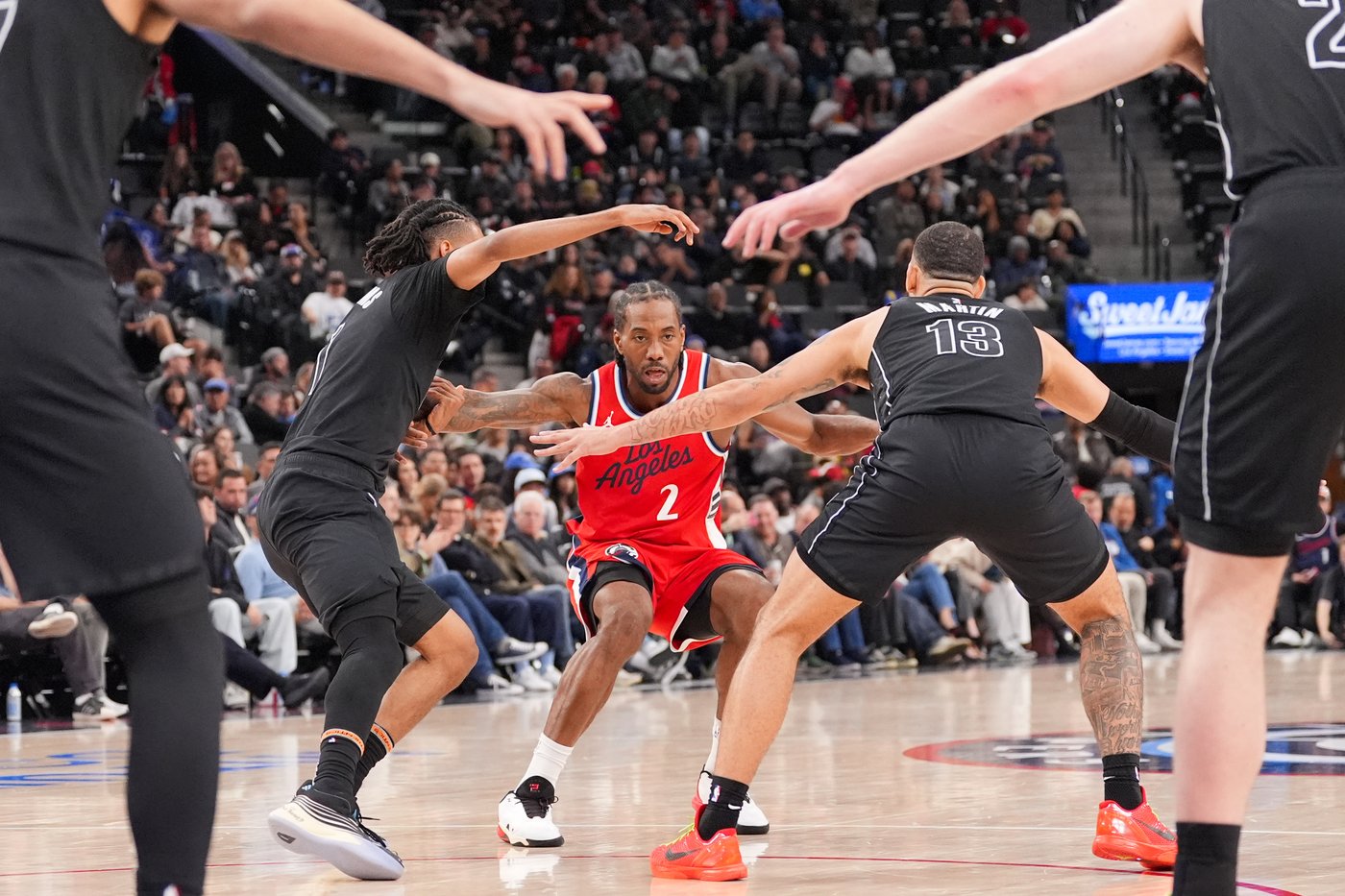Kawhi Leonard, James Harden fuel fast start as Clippers rout Nets 126 ...