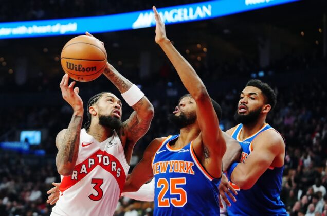 Mikal Bridges's 19-point third quarter leads Knicks past Raptors 119-92 ...