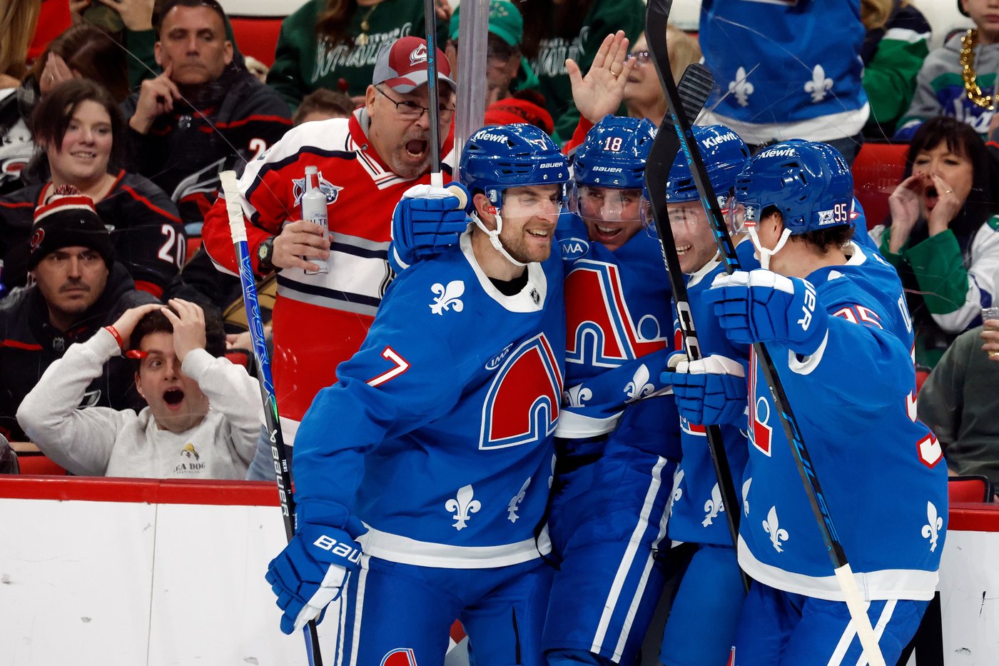 Nelson scores twice in 3rd as Avalanche rally past Hurricanes, 5-3 ...