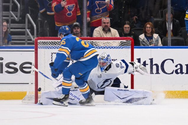 Kyrou scores in shootout as Blues end Lightning's 11-game win streak ...