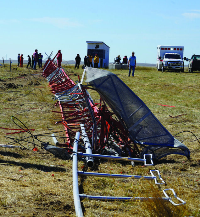 Suffield demolishes radio tower: Event used as fundraiser for women's ...