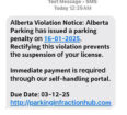 Police warn residents of circulating parking ticket scam - Medicine Hat ...
