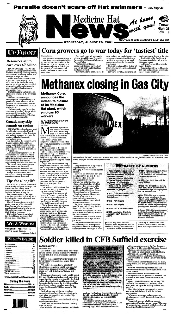 It's Old News: Methanex shutters (for much longer than hoped ...