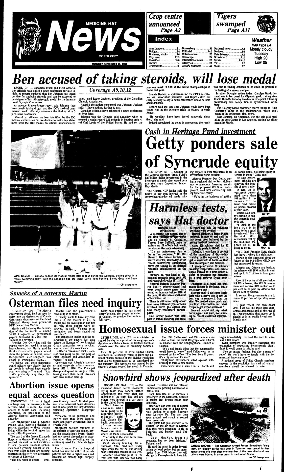 It's Old News: Big Ben falls, from world records to tarnished legacy ...